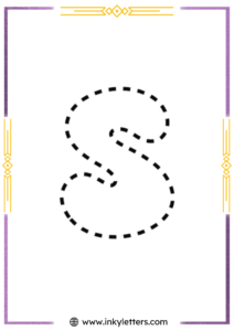Free Printable Bubble Letter S - Inky Letters