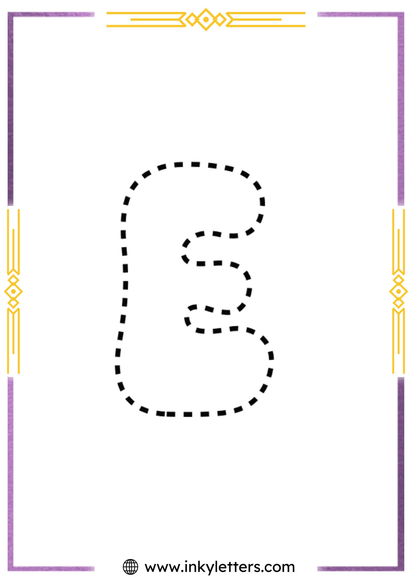 Free Printable Bubble Letter E - Inky Letters