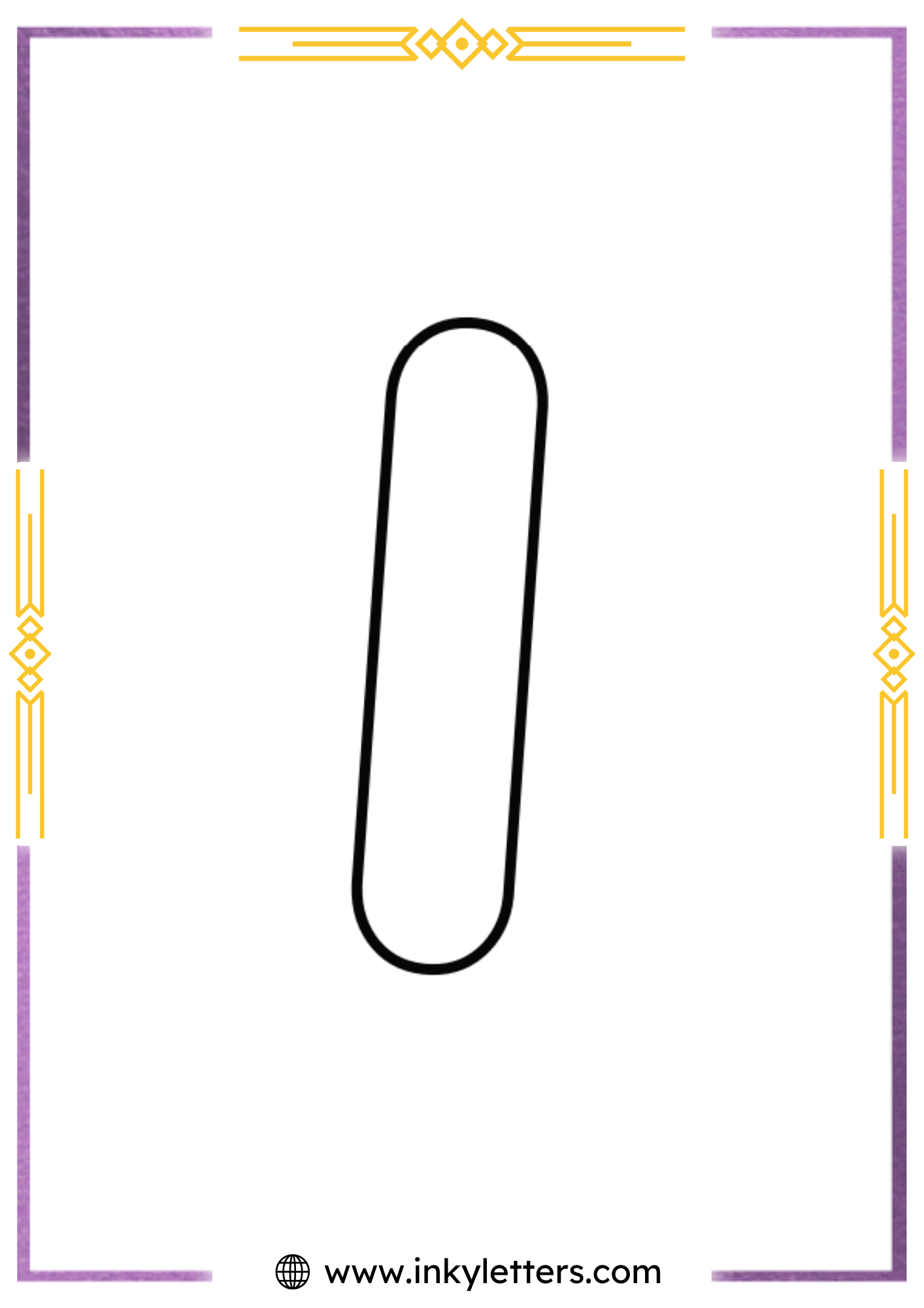 Free Printable Bubble Letter L - Inky Letters